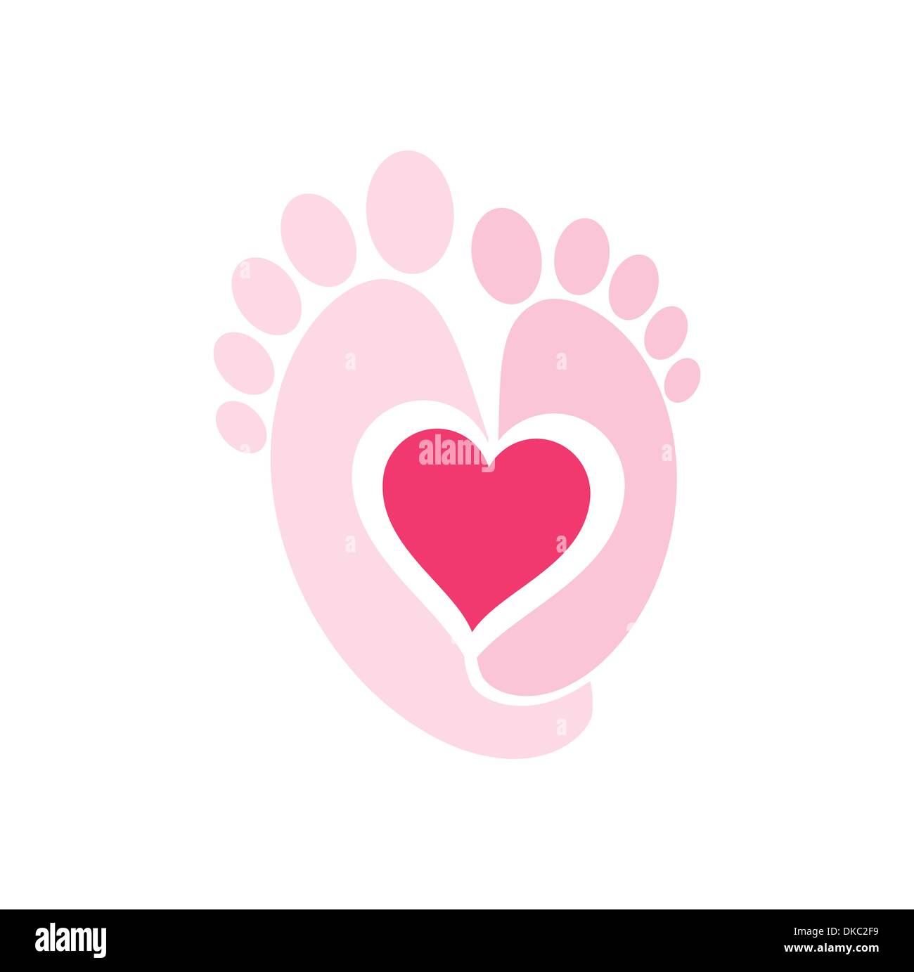 Baby foot clipart hi-res stock photography and images - Alamy