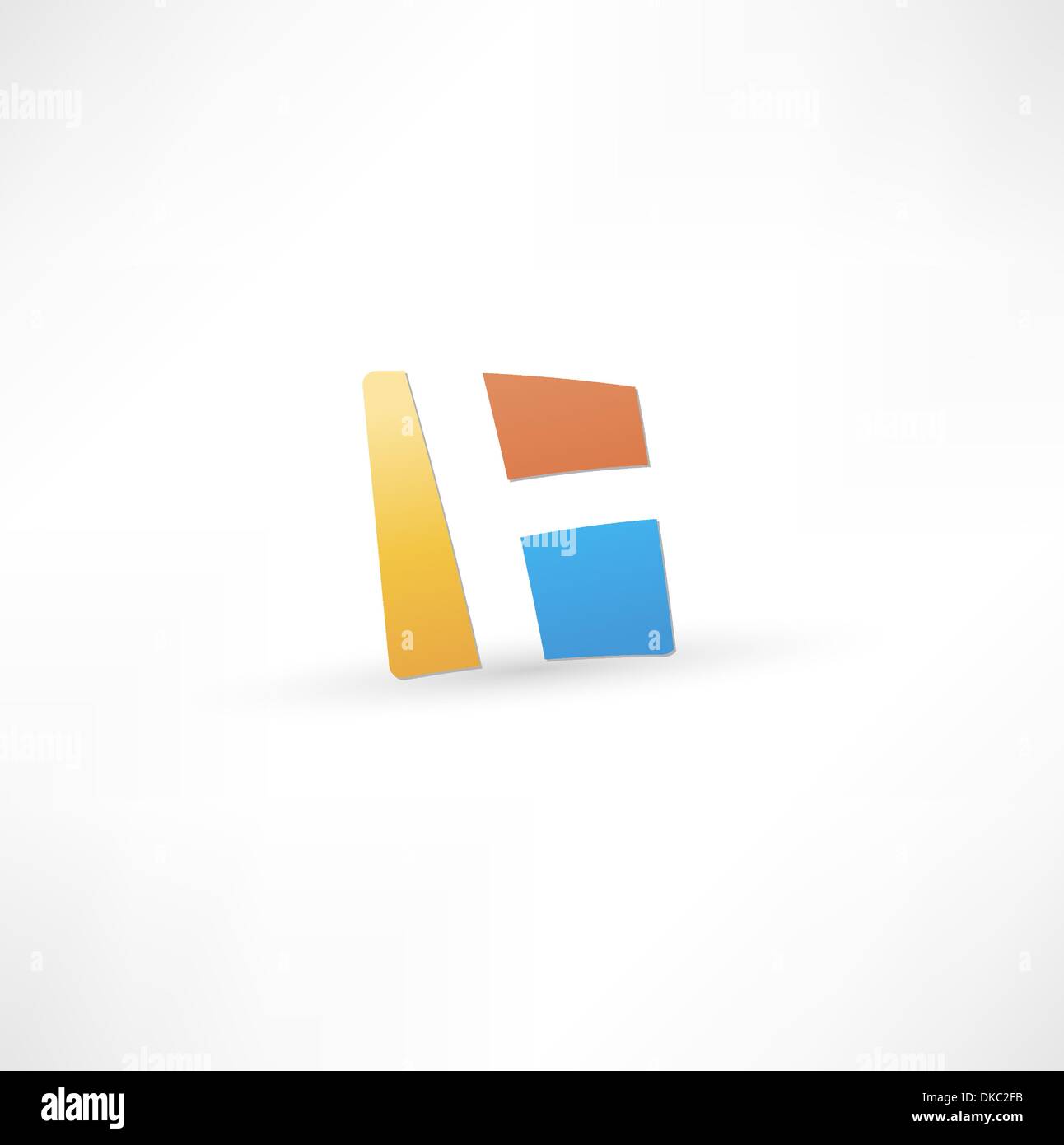 Abstract icon based on the letter H Stock Vector Image & Art - Alamy
