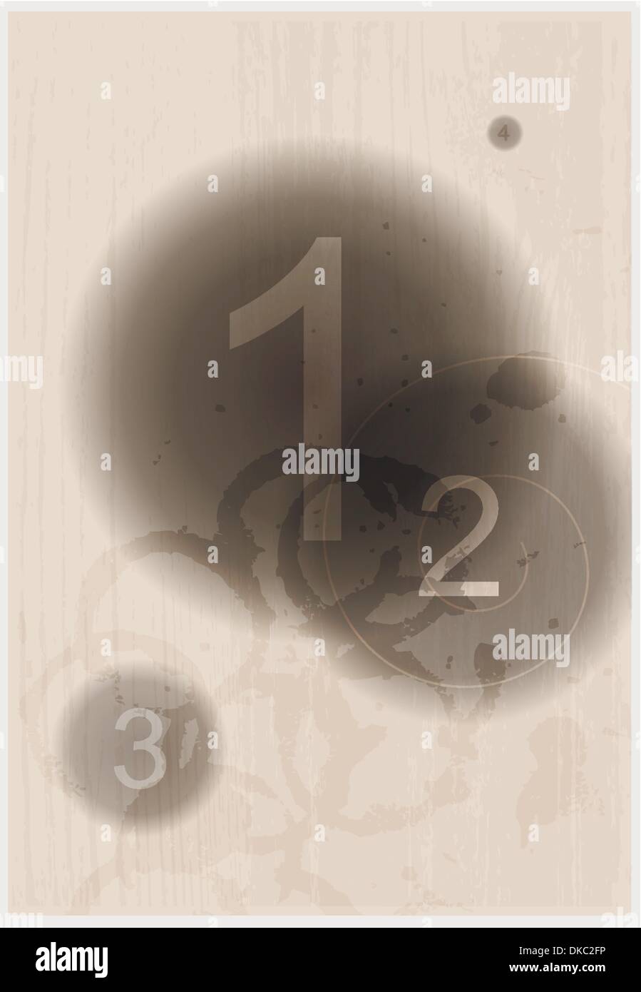 Compositions of number. abstract background Stock Vector Image & Art ...