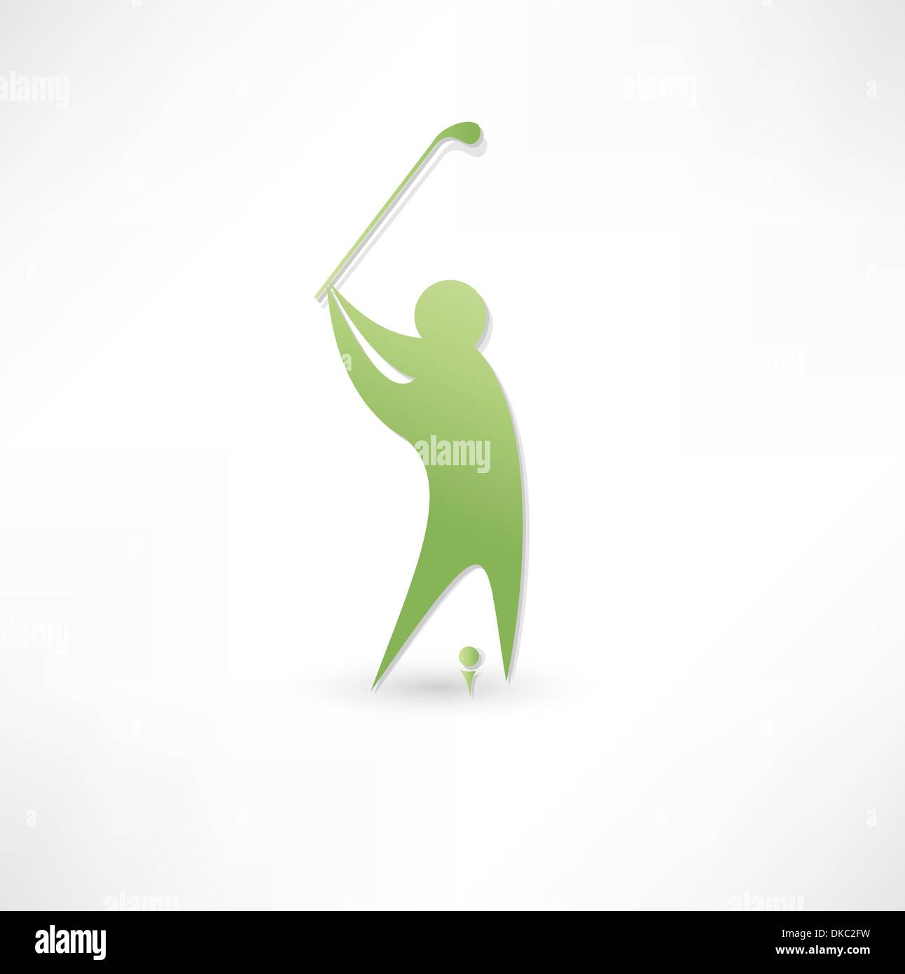 Golfer icon hi-res stock photography and images - Alamy