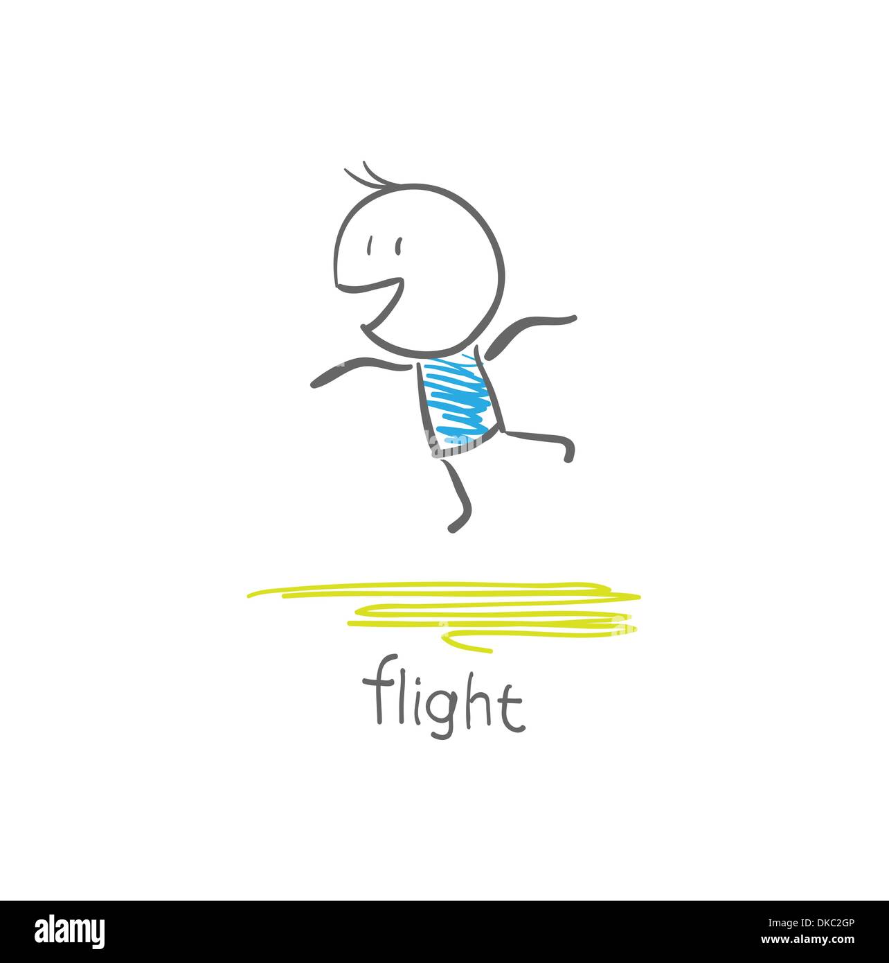 Young man funny pose Stock Vector Images - Alamy