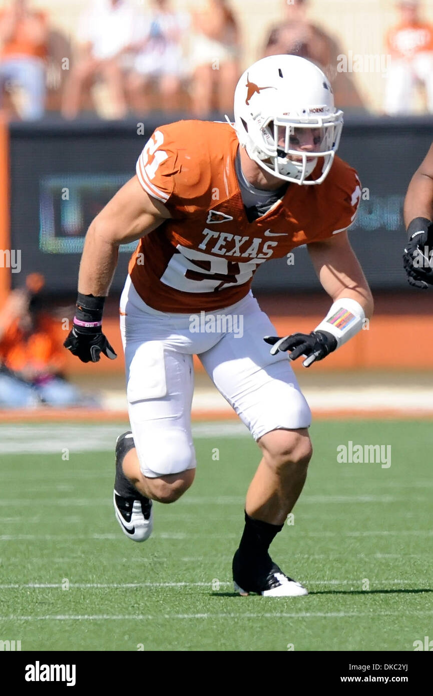 Oct. 15, 2011 - Austin, Texas, U.S - Texas Longhorns safety Blake ...