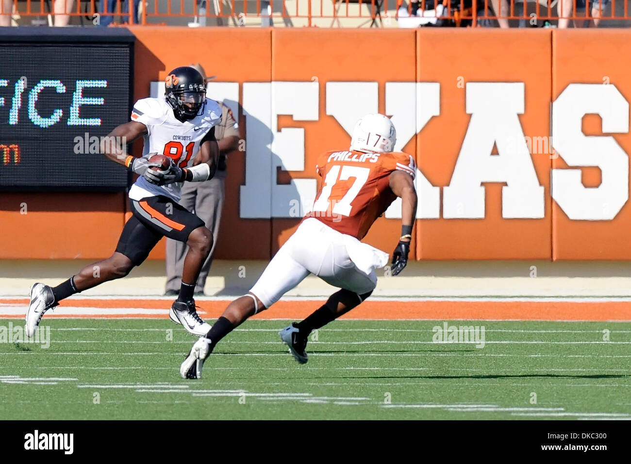 Osu wide receiver justin blackmon hi-res stock photography and images ...