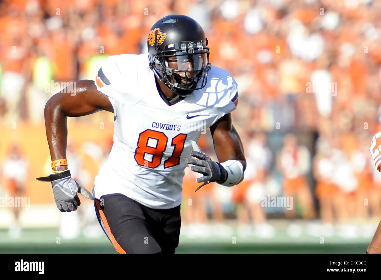 Oct. 15, 2011 - Austin, Texas, U.S - Oklahoma State Cowboys wide ...