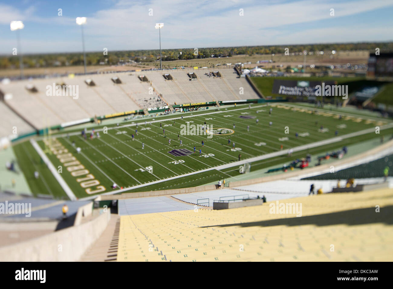 Sonny lubick field at colorado state stadium hi-res stock photography ...