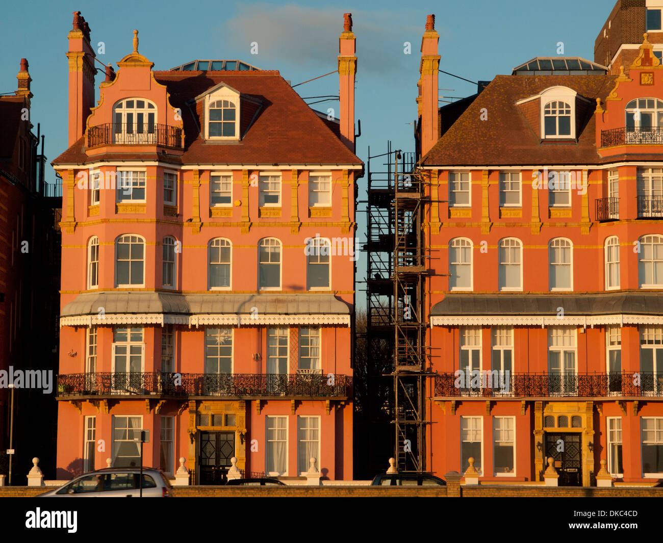 Brighton hove architecture english red brick hi-res stock photography ...