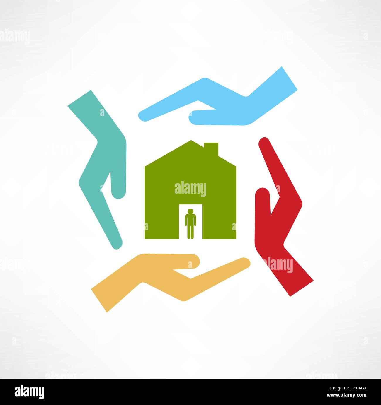 The concept of safe houses Stock Vector Image & Art - Alamy