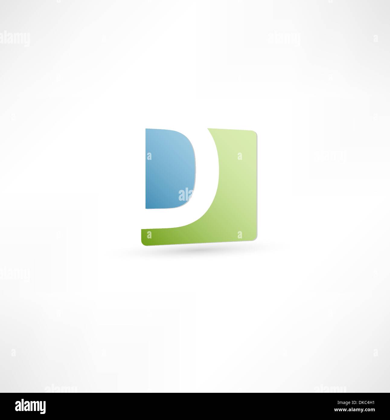 Abstract icon based on the letter D Stock Vector Image & Art - Alamy