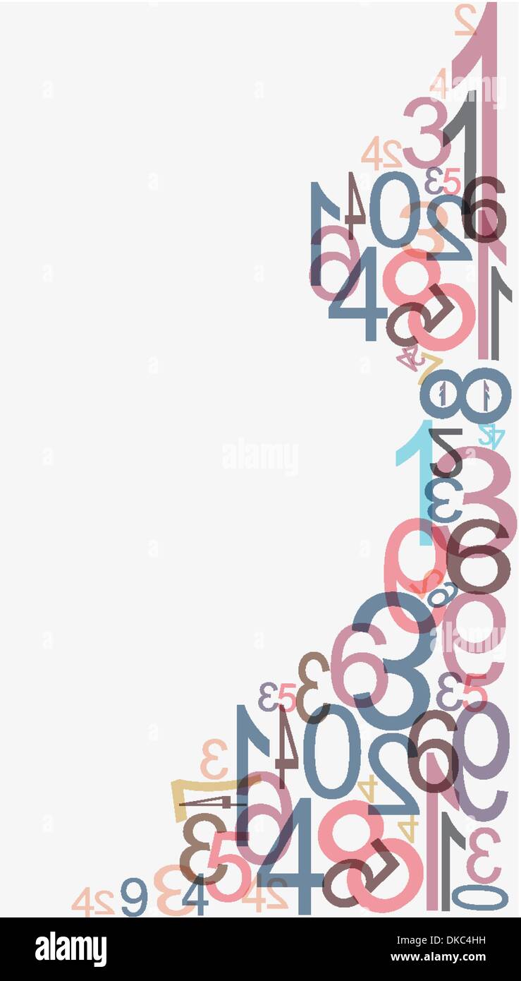 Number background Stock Vector Image & Art - Alamy