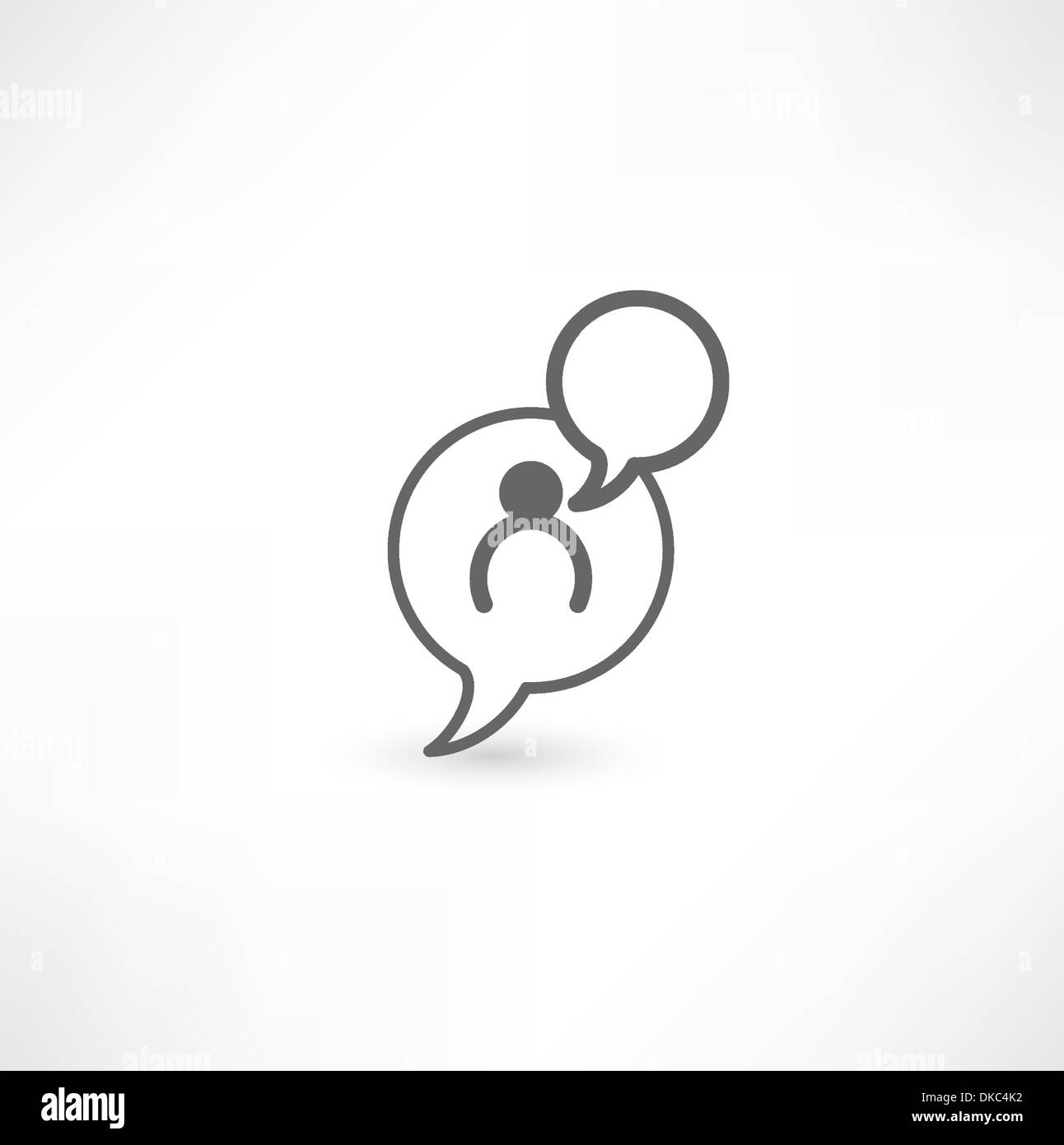 Cartoon emotion bubble Black and White Stock Photos & Images - Alamy