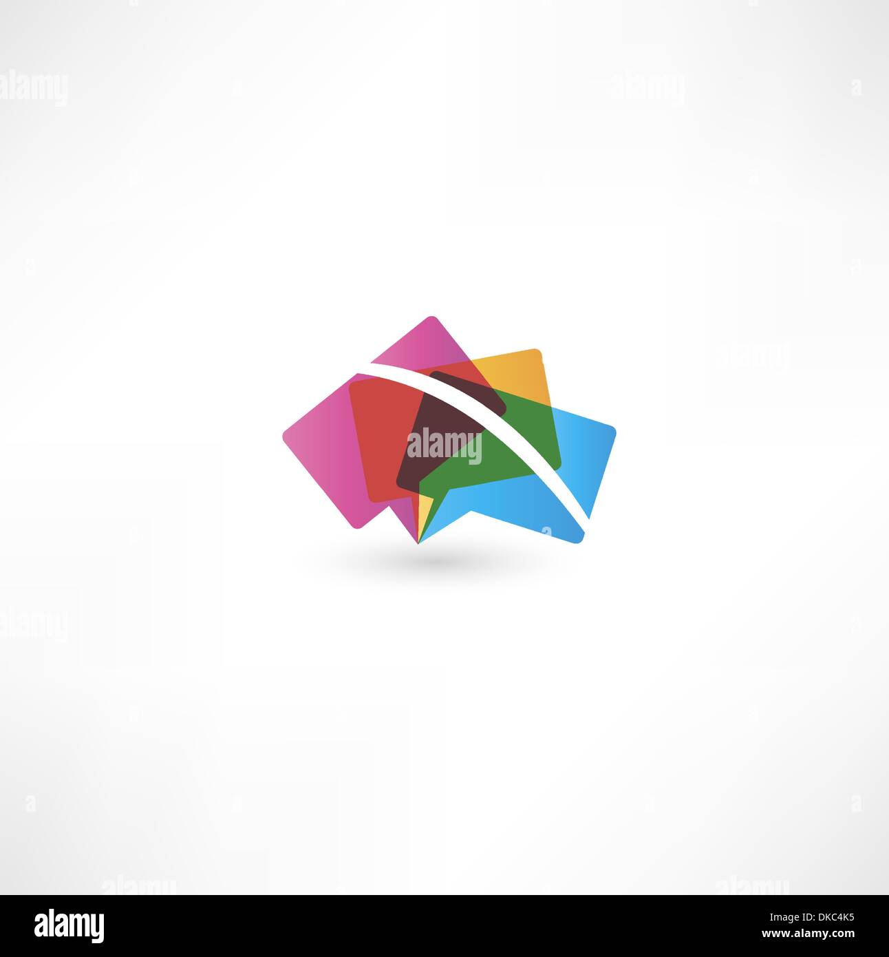 abstract talking bubble Stock Vector Image & Art - Alamy