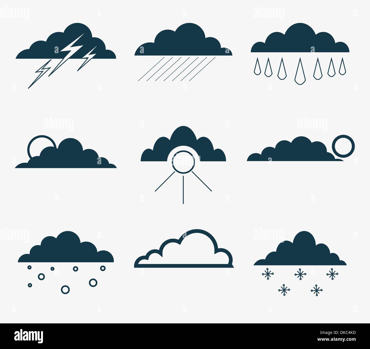 Clear blue night sky Cut Out Stock Images & Pictures - Alamy