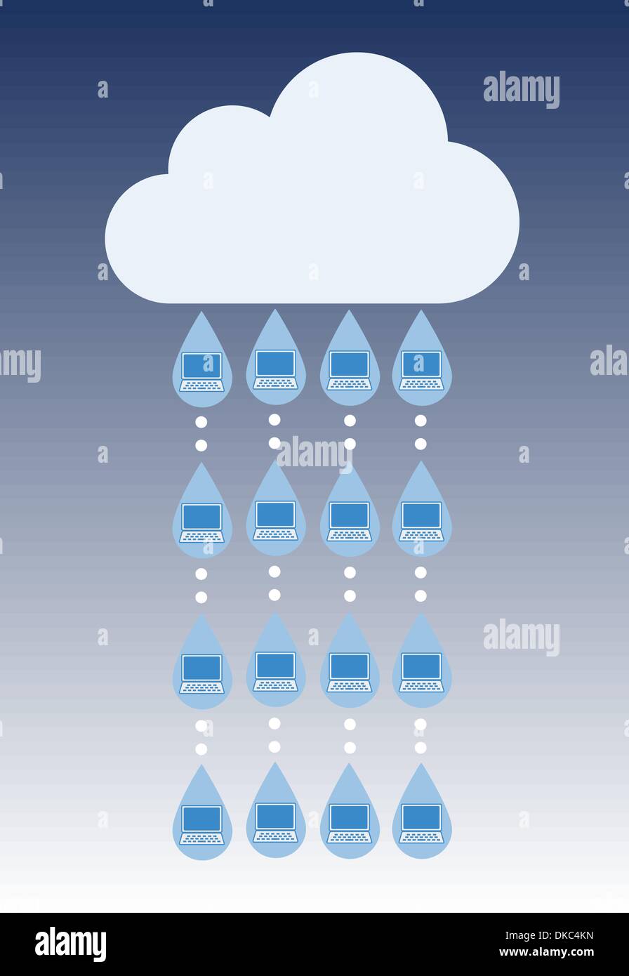 Cloud computing concept Stock Vector Image & Art - Alamy