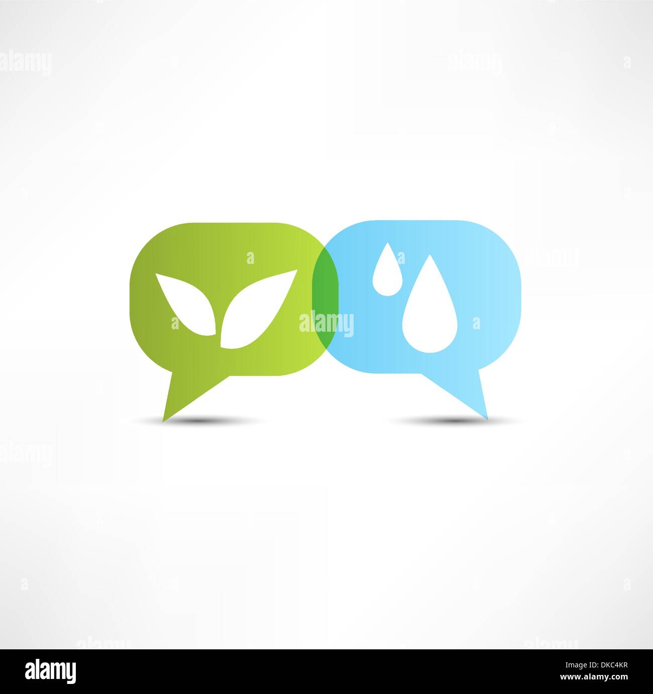 Eco. Water and vegetation. Symbol Stock Vector Image & Art - Alamy