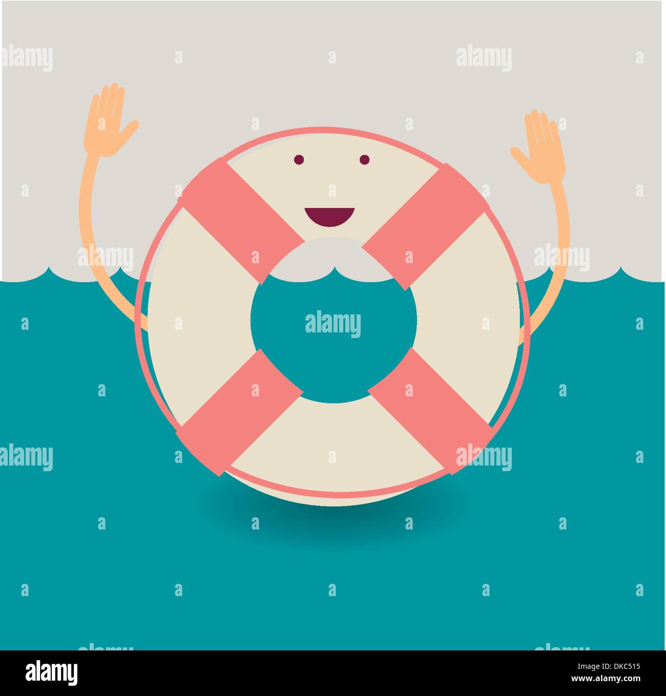 Life Belt poster Stock Vector Image & Art - Alamy