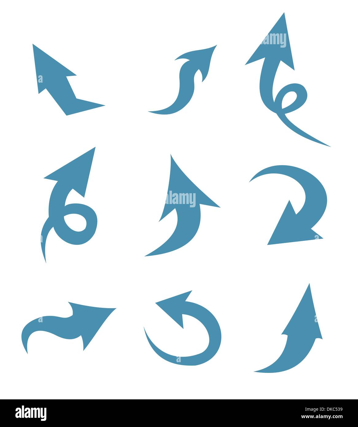 Arrows pointing earth arrow Stock Vector Images - Alamy