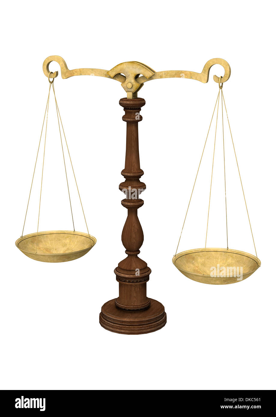 3D digital render of a scale isolated on white background Stock Photo ...