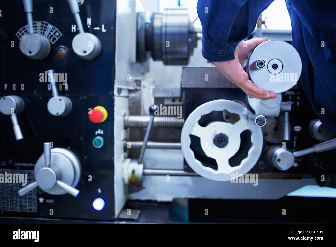 Cropped image hand operating machinery hi-res stock photography and ...