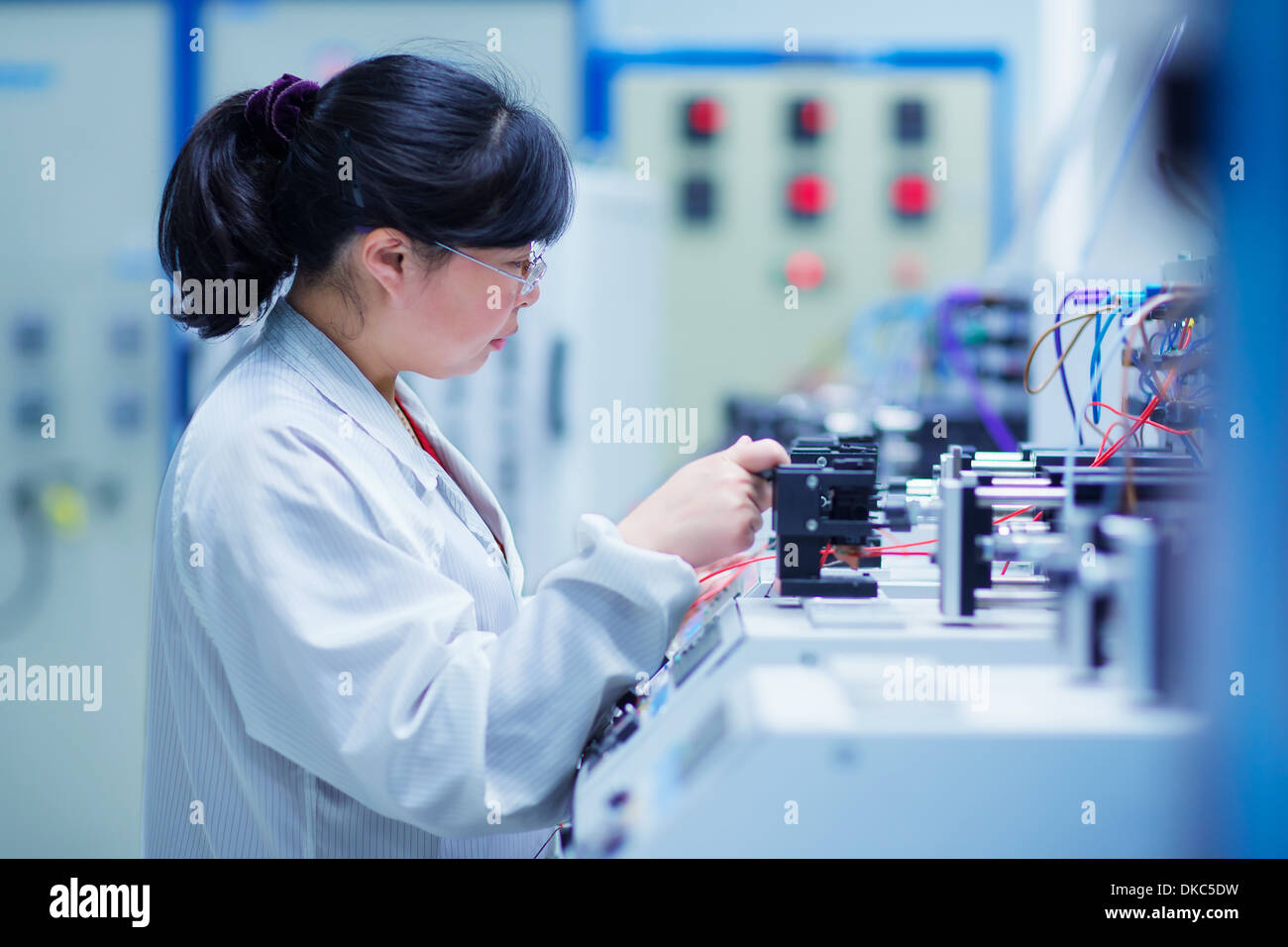 Close up asian factory worker hi-res stock photography and images - Alamy
