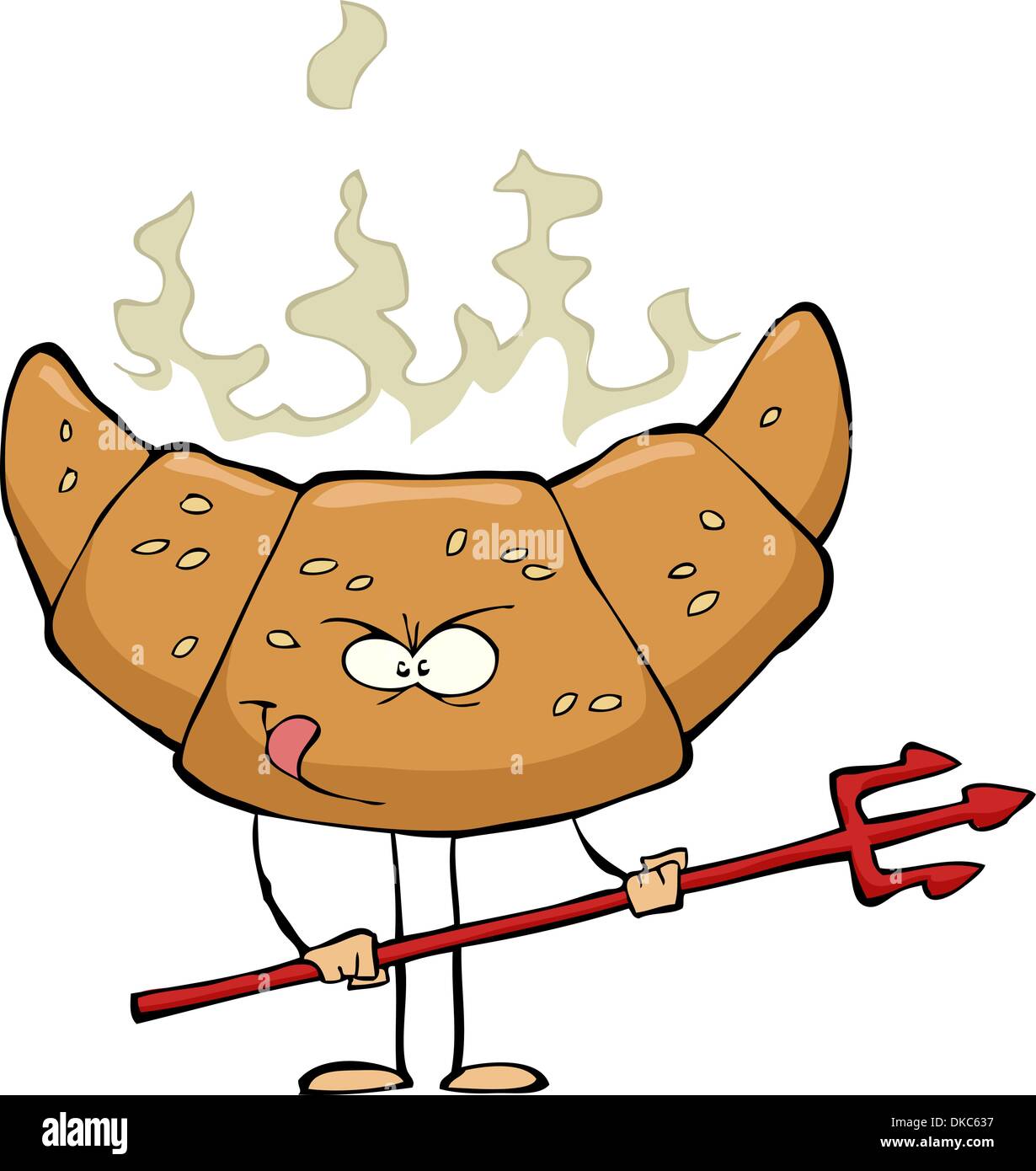 Devil bread Stock Vector Images - Alamy