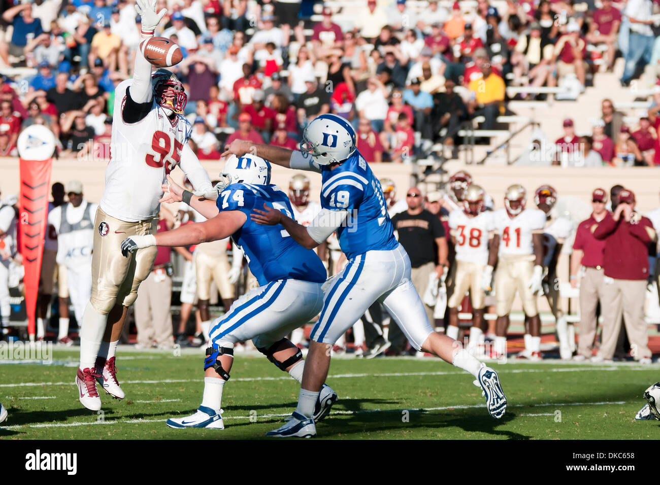 Oct. 15, 2011 - Durham, North Carolina, U.S - Duke Blue Devils ...