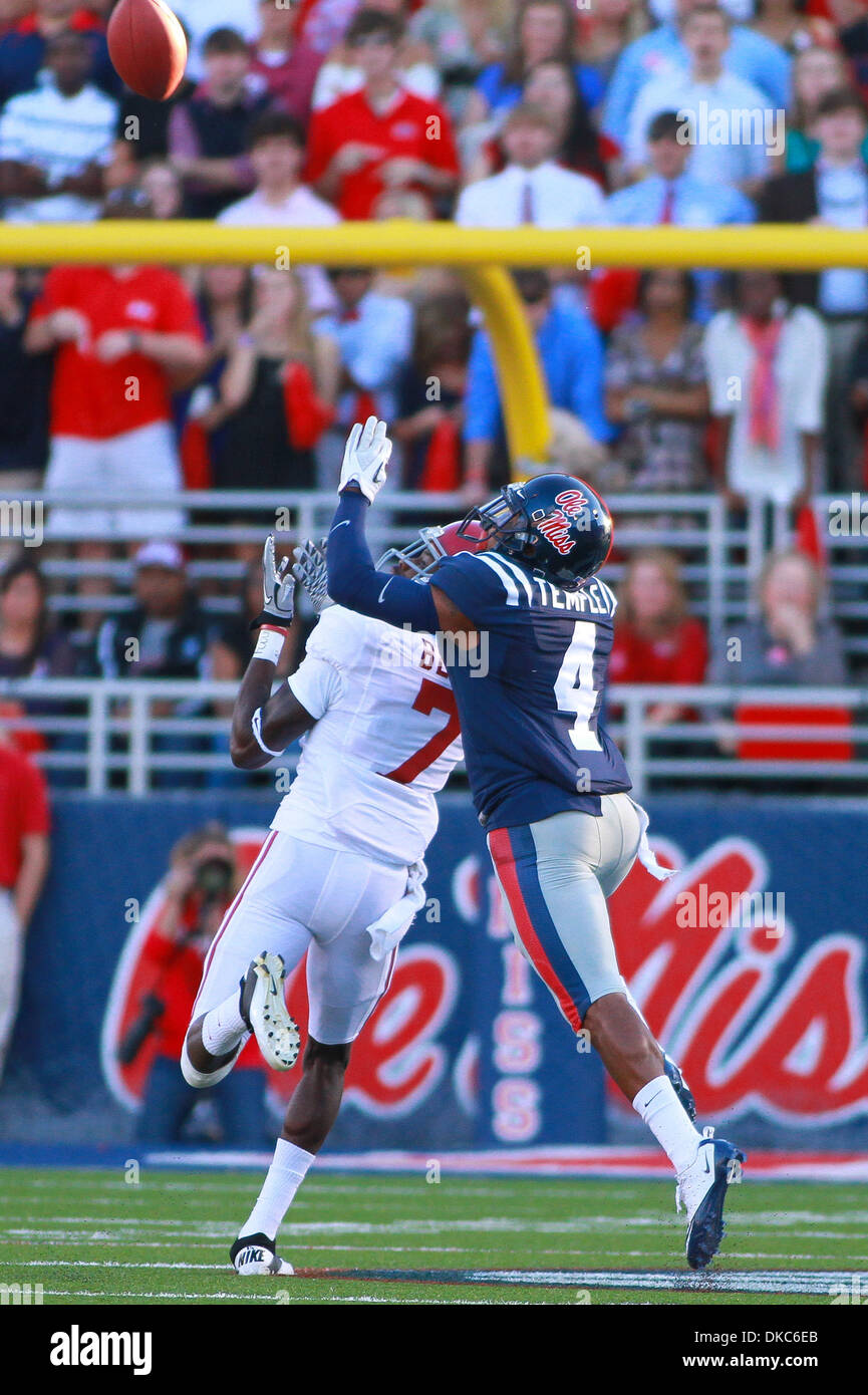 Oct. 15, 2011 - Oxford, Mississippi, United States of America - Ole ...