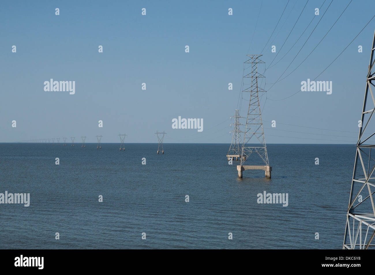 Pylon Pylons Sea Water High Resolution Stock Photography and Images - Alamy