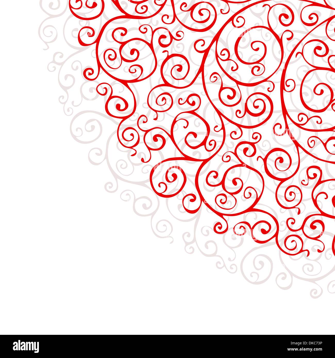 Ornate background with red ornaments vector illustration Stock Vector ...
