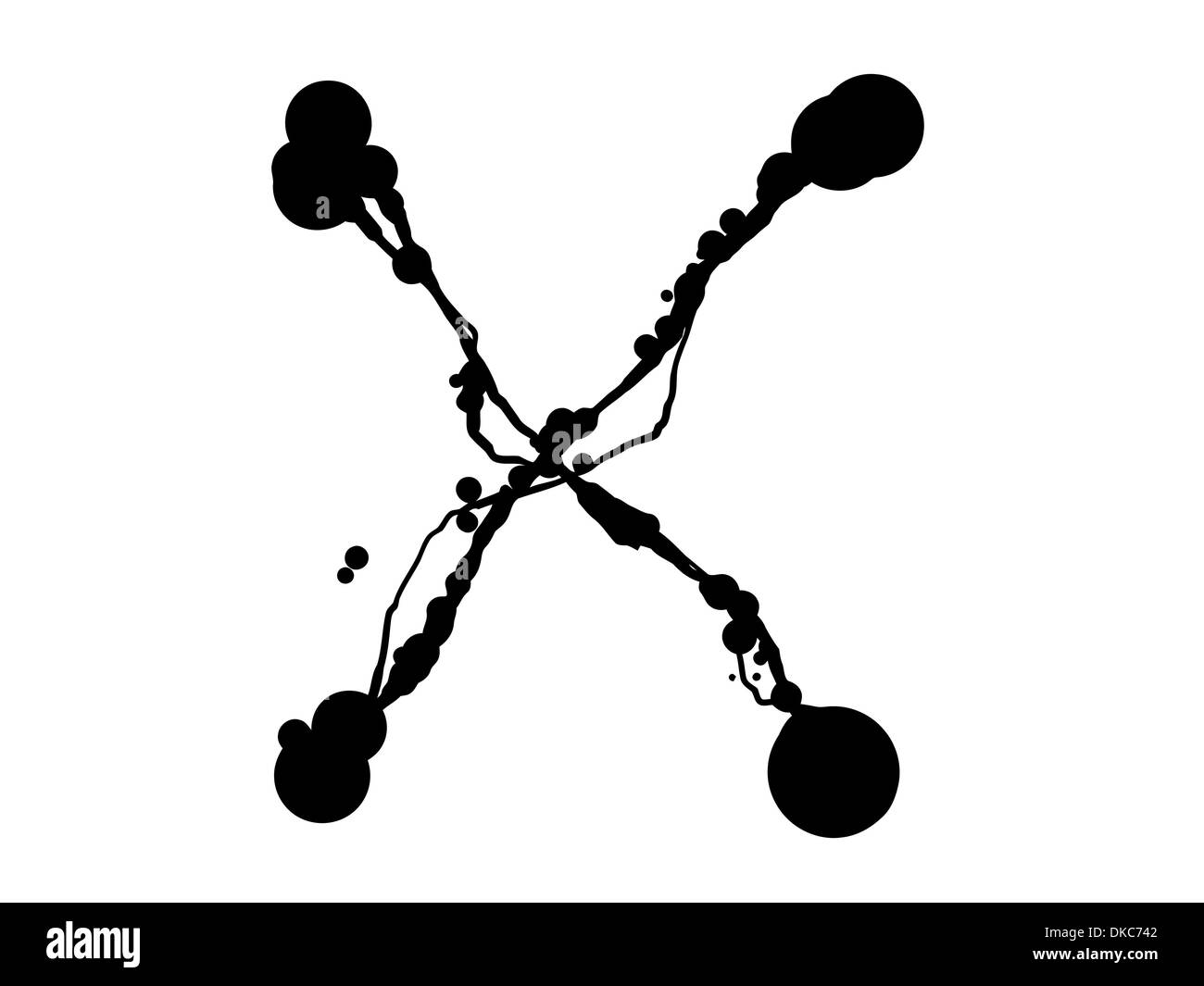 symbol X - Hand drawn vector abc Stock Vector Image & Art - Alamy