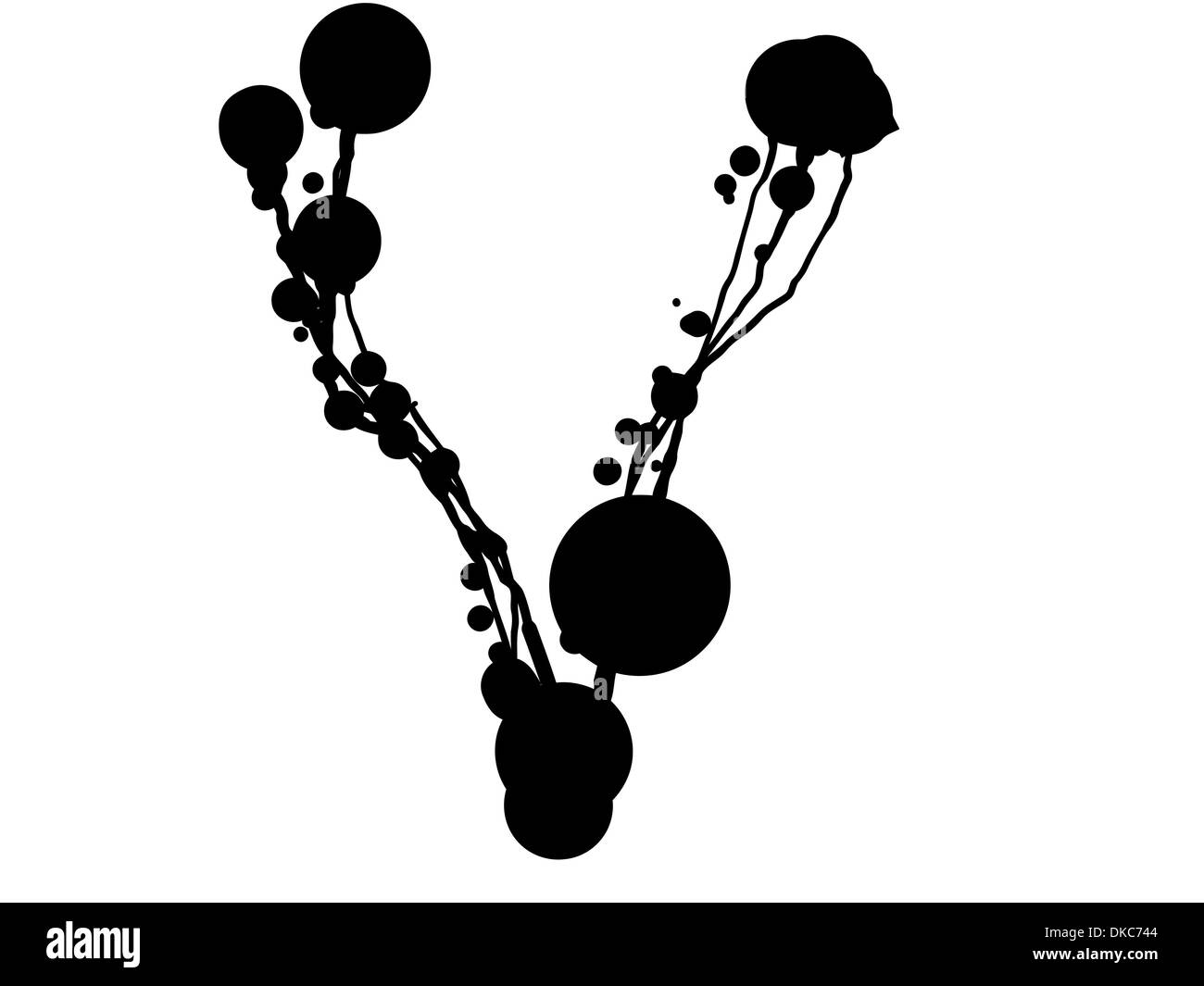 symbol V - Hand drawn vector abc Stock Vector Image & Art - Alamy