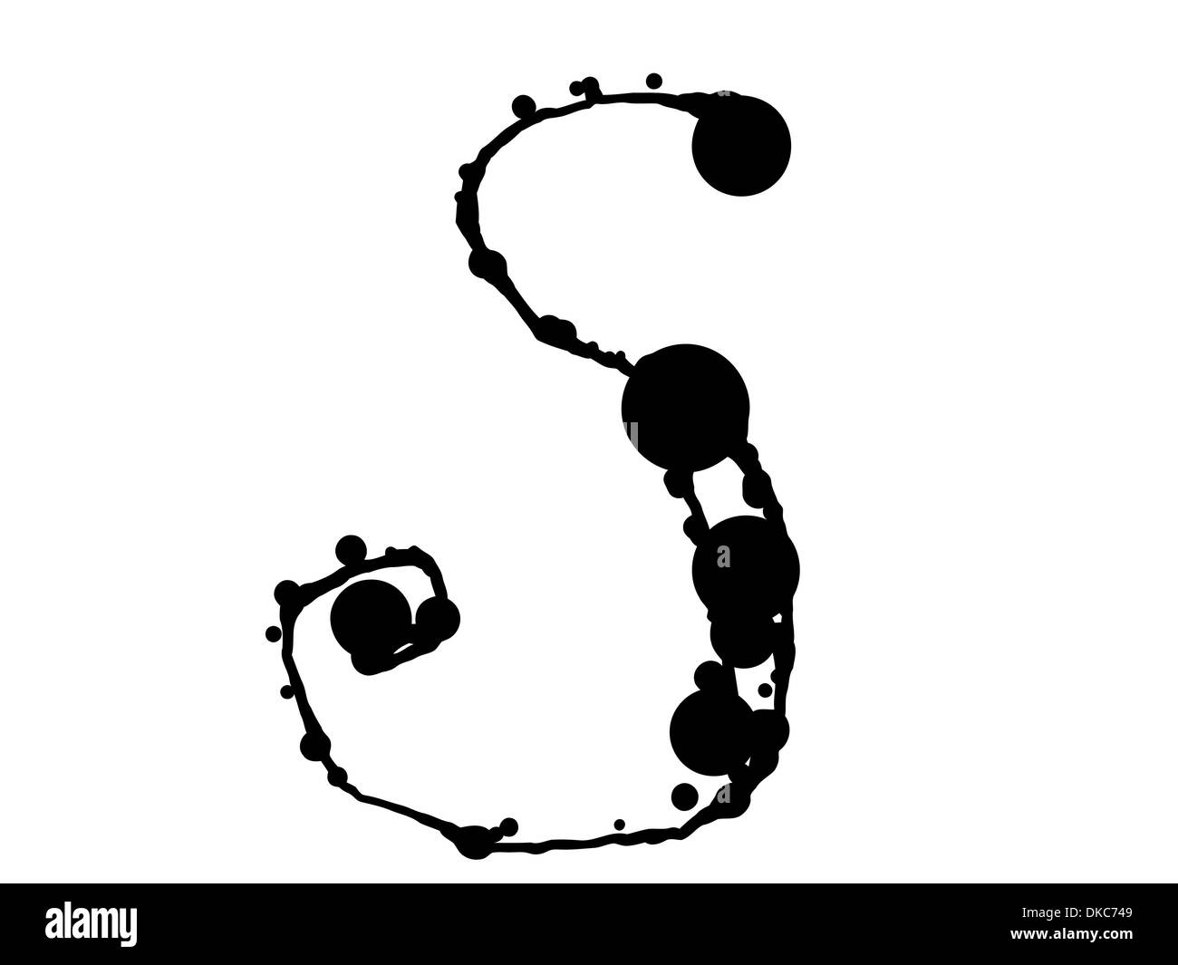 symbol S - Hand drawn vector abc Stock Vector Image & Art - Alamy