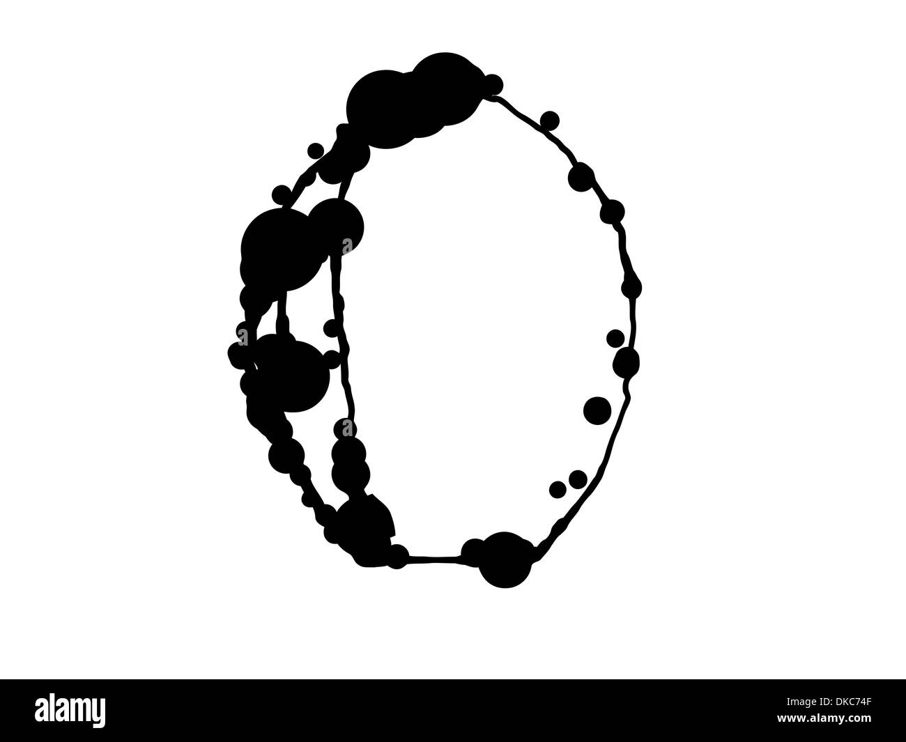 symbol O - Hand drawn vector abc Stock Vector Image & Art - Alamy