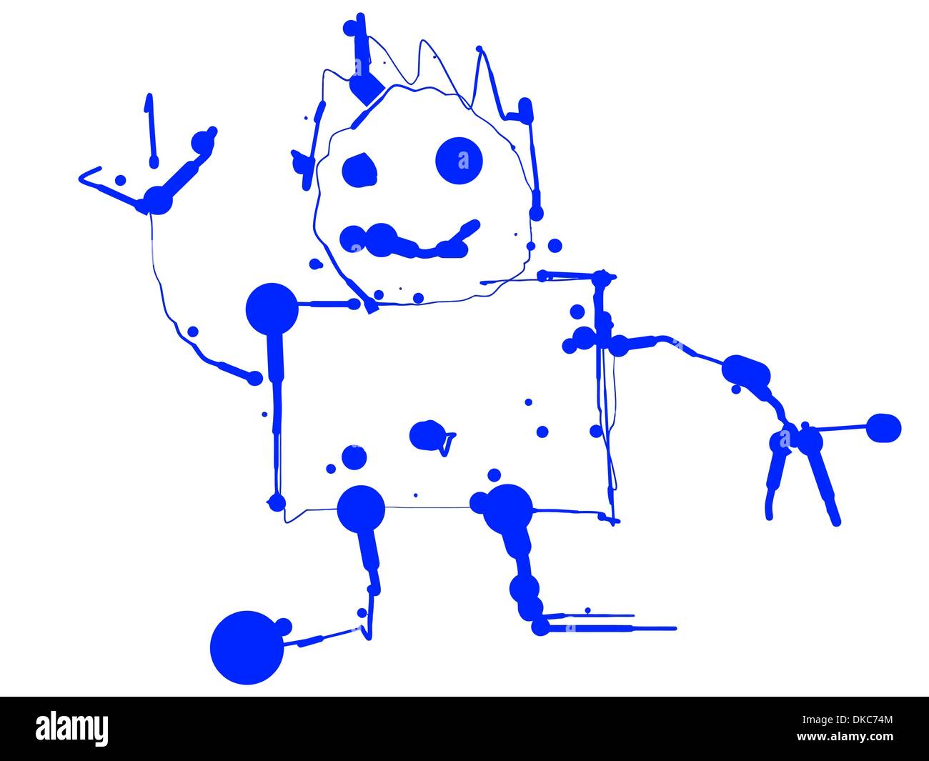 Vector cartoon illustration angry robot hi-res stock photography and ... Vector cartoon illustration angry robot hi-res stock photography and ...