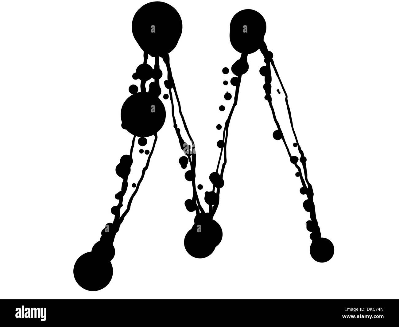 symbol M - Hand drawn vector abc Stock Vector Image & Art - Alamy