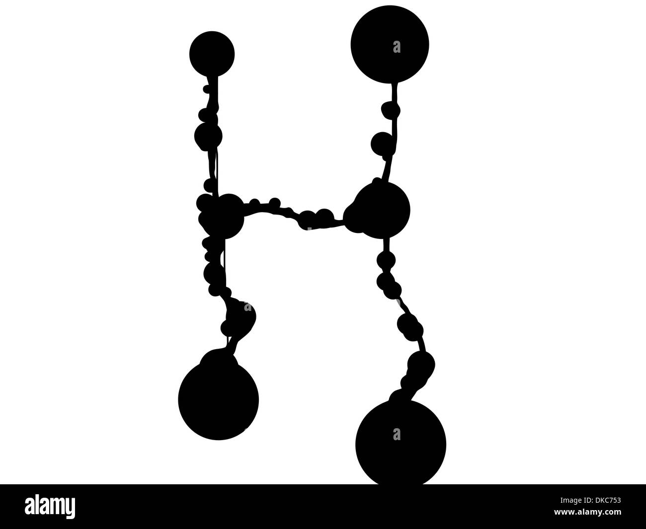 symbol H - Hand drawn vector abc Stock Vector Image & Art - Alamy