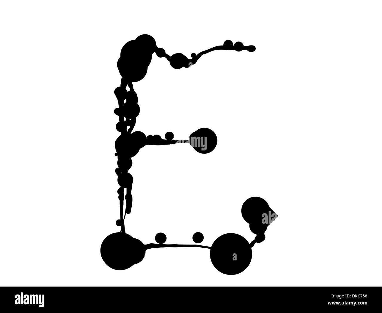 symbol E - Hand drawn vector abc Stock Vector Image & Art - Alamy