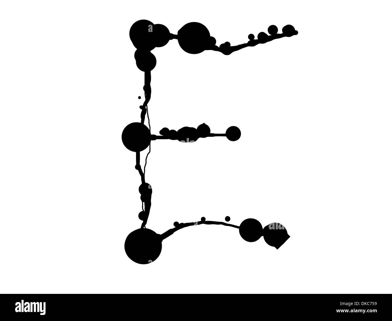 symbol E - Hand drawn vector abc Stock Vector Image & Art - Alamy