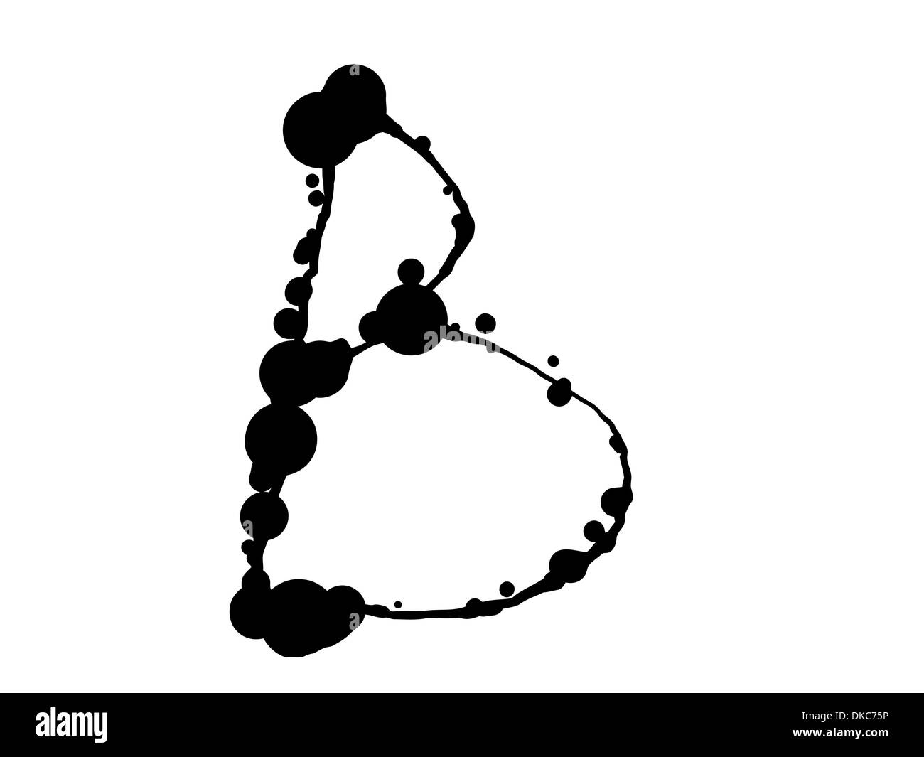 symbol B - Hand drawn vector abc Stock Vector Image & Art - Alamy