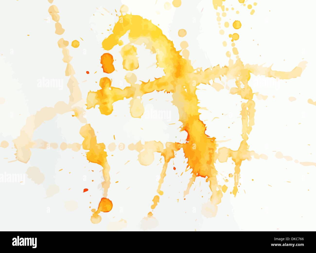color spot yellow macro blotch texture white background Stock Vector ...