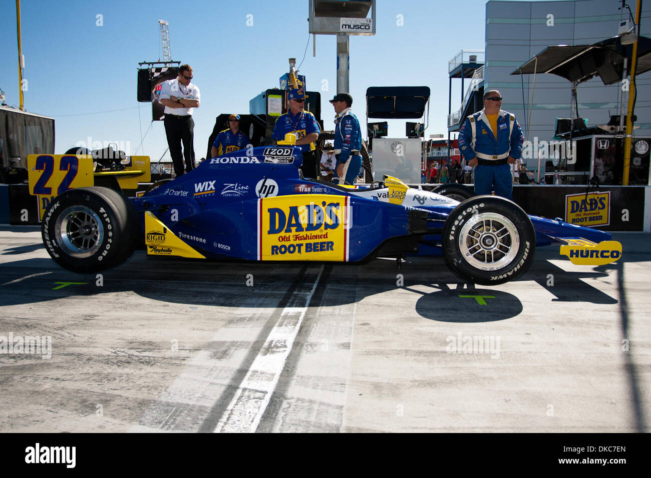 Oct. 16, 2011 - Las Vegas, Nevada, U.S - The #22 Dad's Root Beer Honda ...