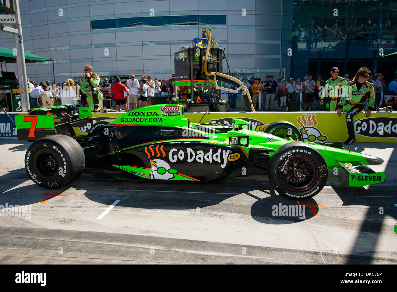 Oct. 16, 2011 - Las Vegas, Nevada, U.S - The #7 Team GoDaddy Honda ...