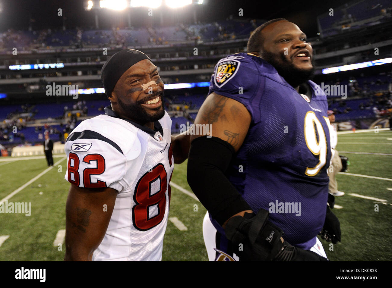 Oct. 16, 2011 - Baltimore, Maryland, U.S - Houston Texans Wide Receiver ...