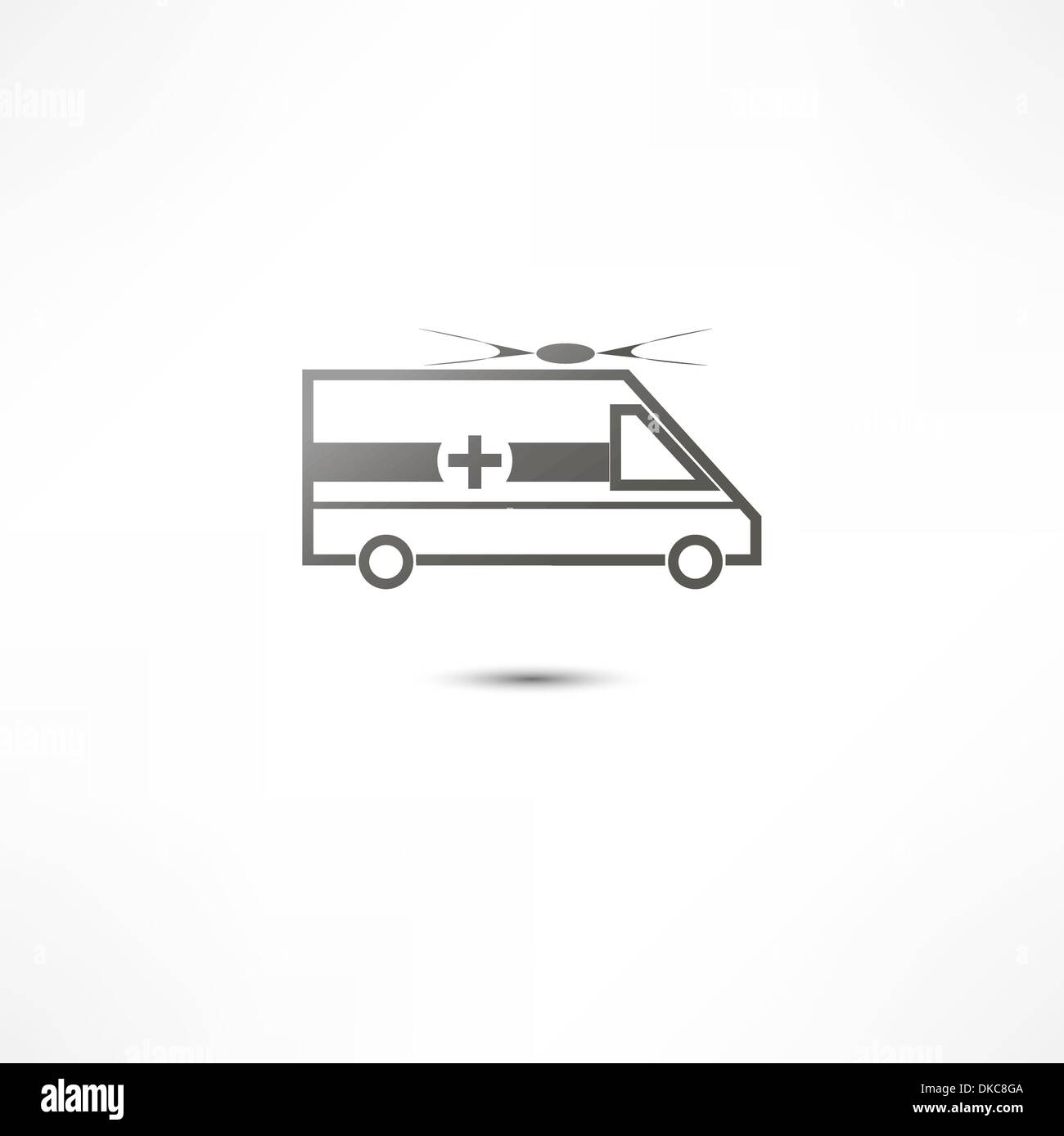 Ambulance reflection Stock Vector Images - Alamy