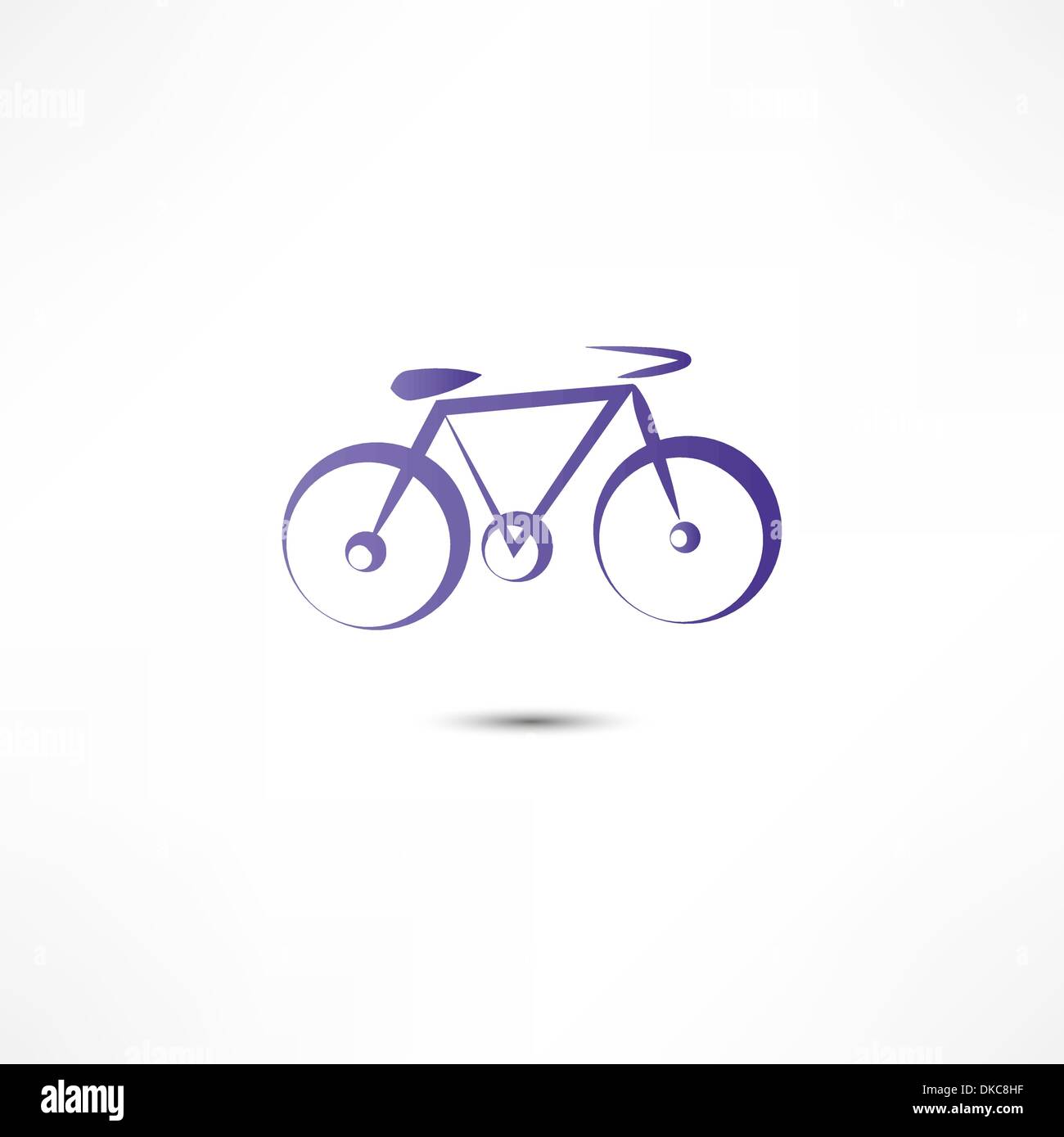 Moving bicycle Stock Vector Images - Alamy