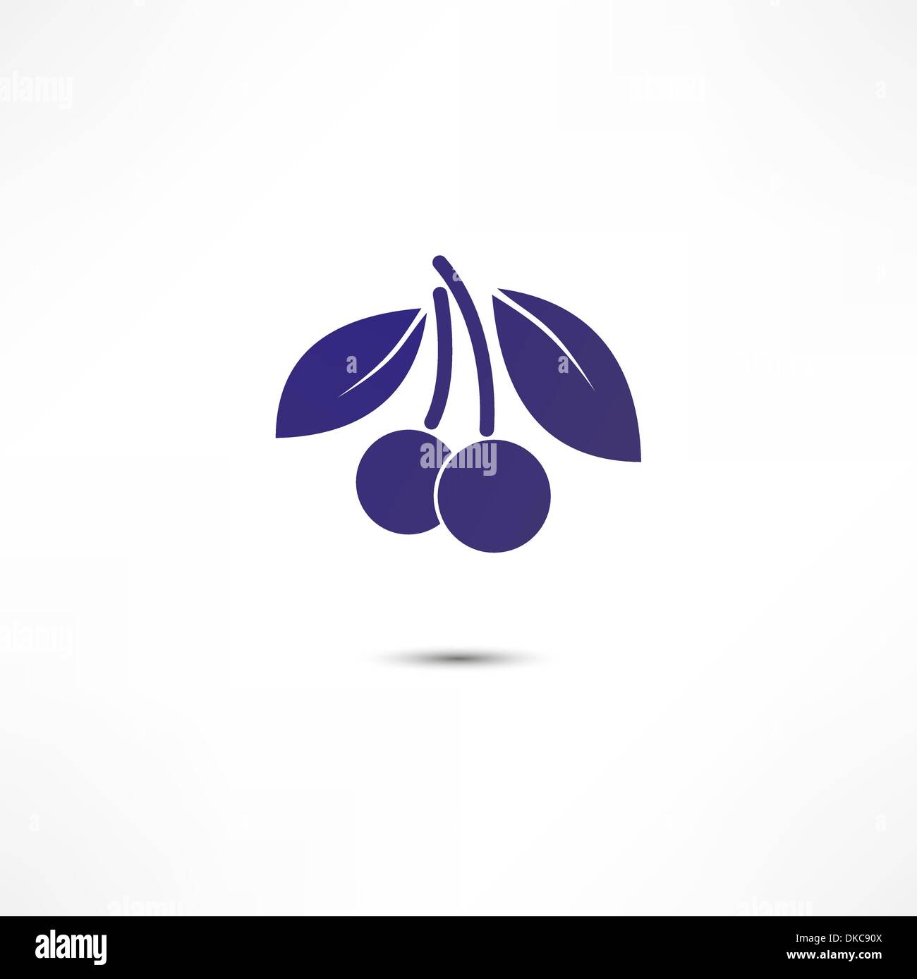 Cherry icon Stock Vector Images - Alamy