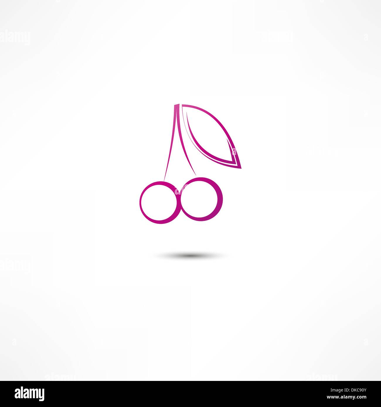 Cherry with structure Stock Vector Images - Alamy