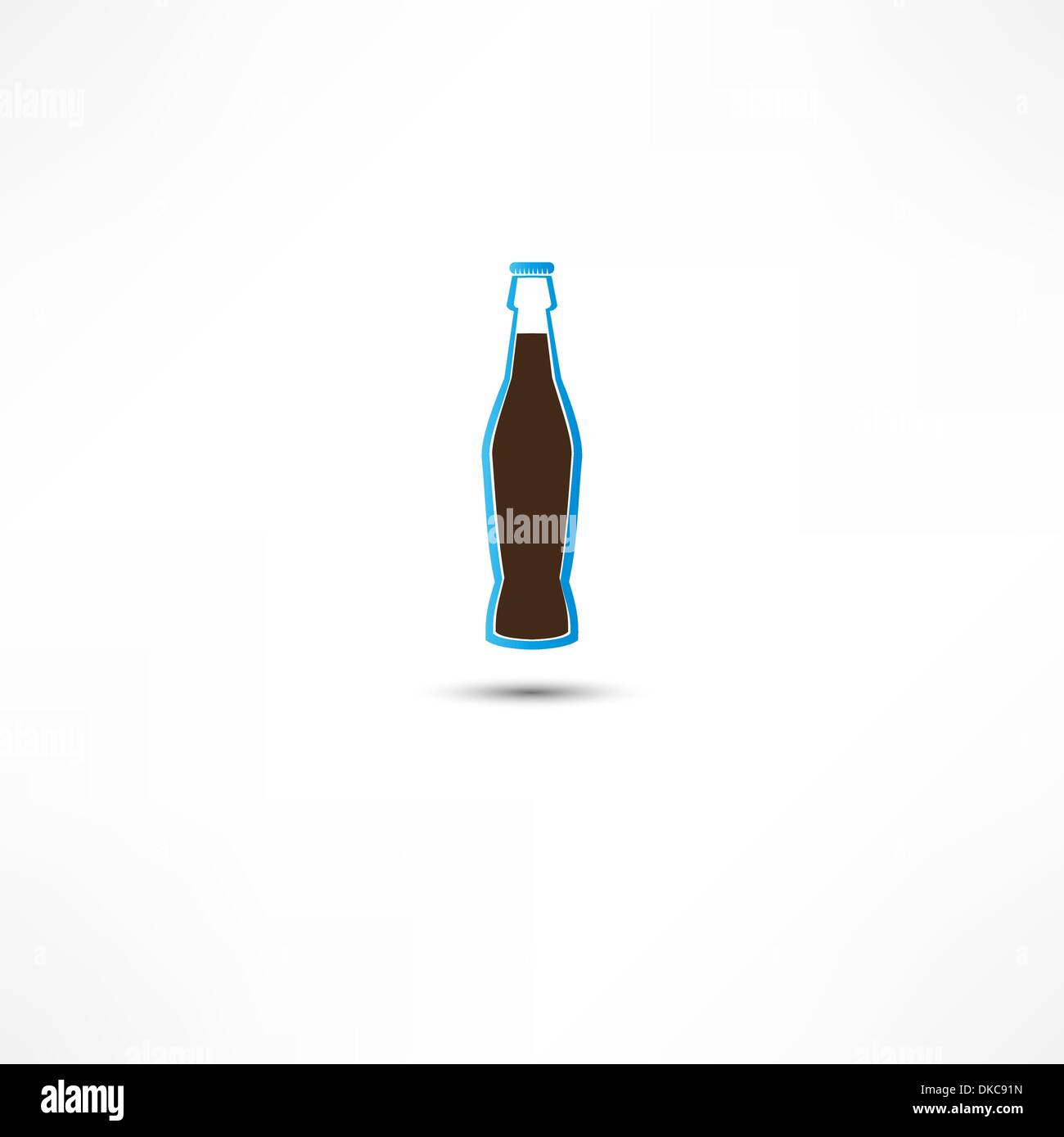 Bottle With Cola Icon Stock Vector Image & Art - Alamy