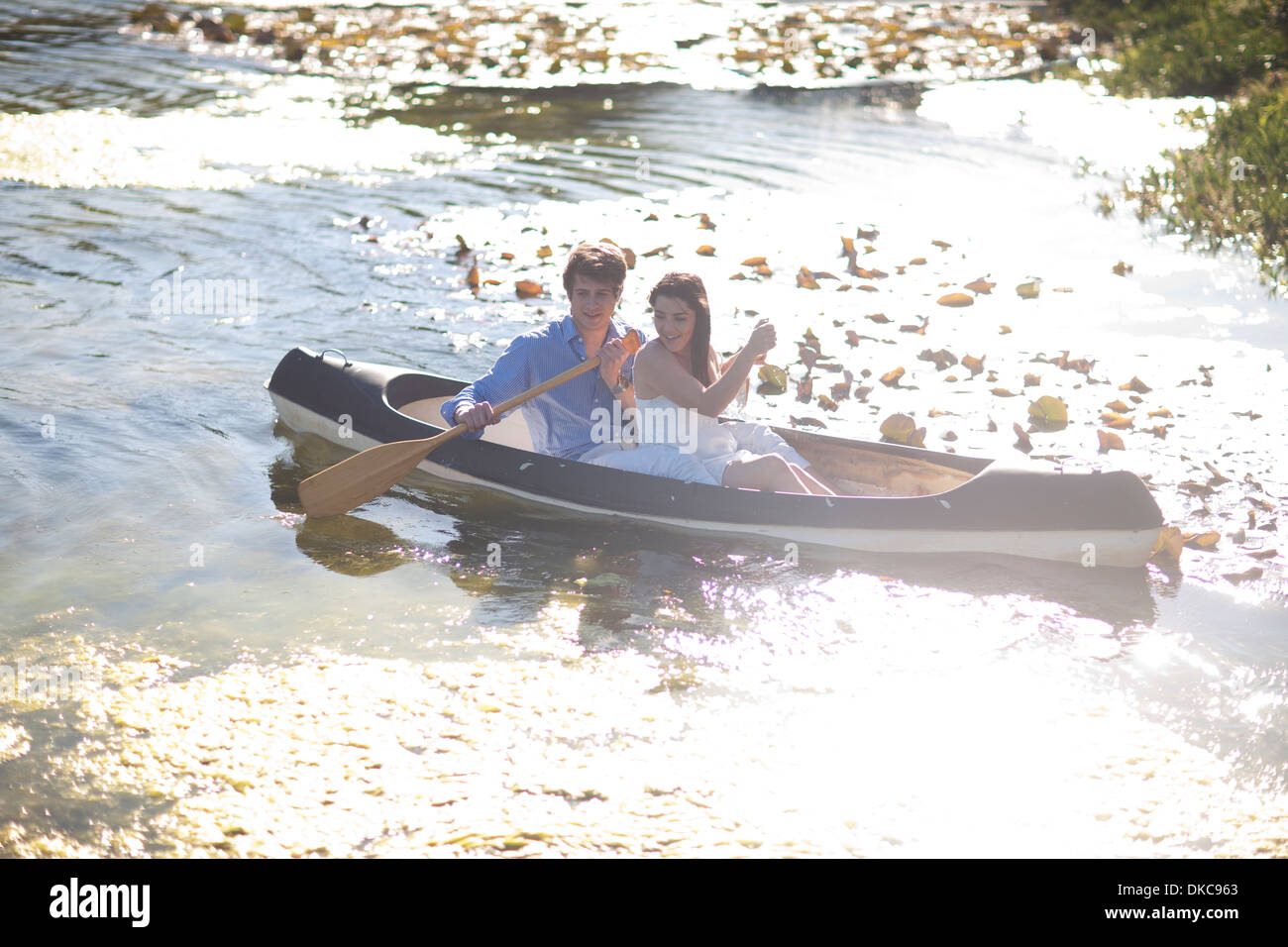 Rowing boat from above hi-res stock photography and images - Alamy