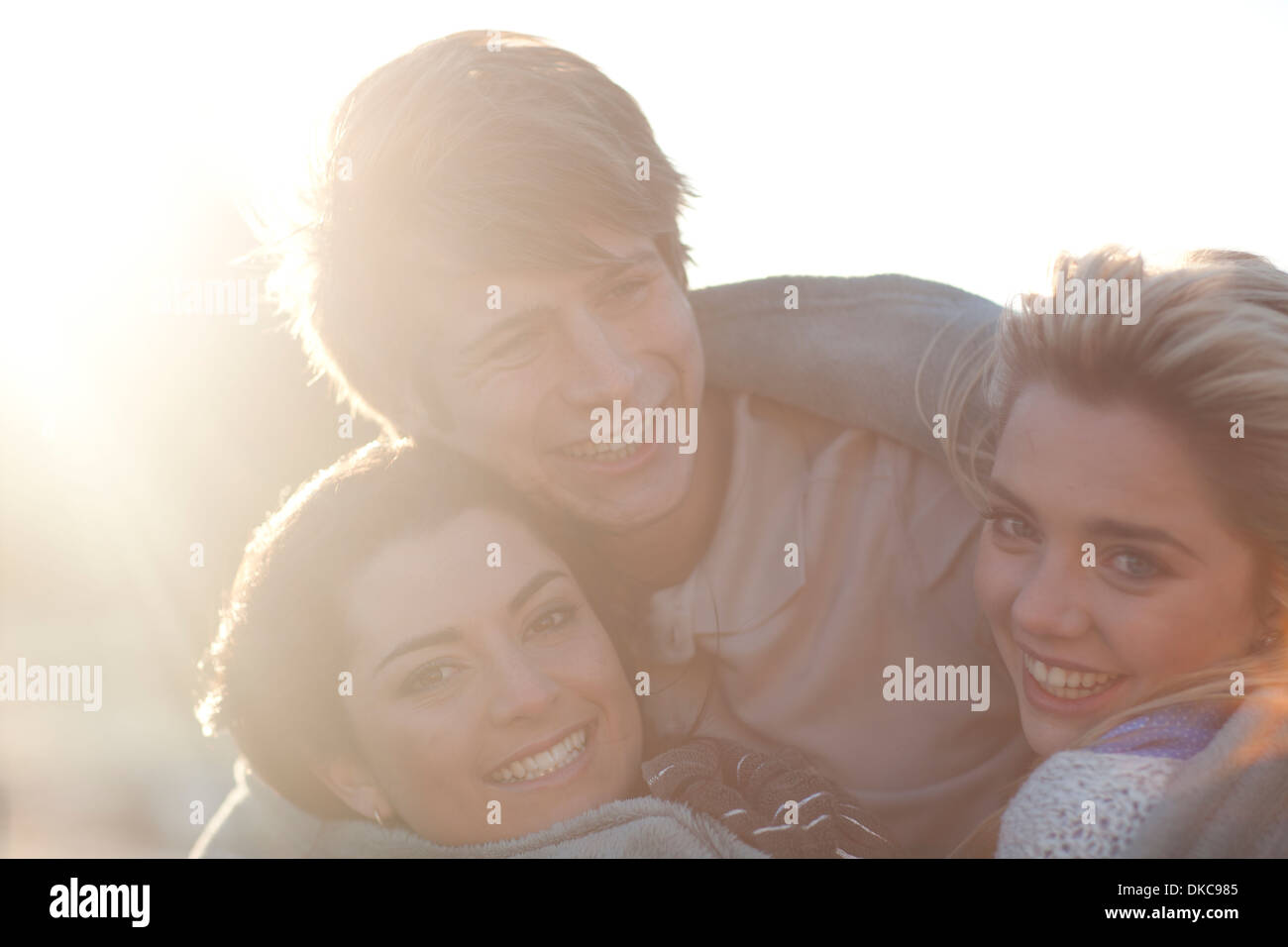 Young girl huddled in blanket hi-res stock photography and images - Alamy