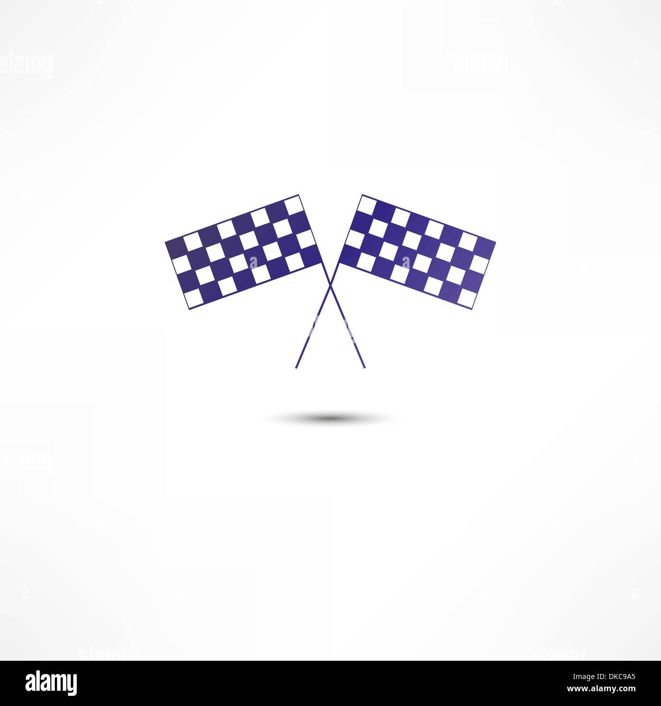 crossed racing flags icon Stock Vector Image & Art - Alamy